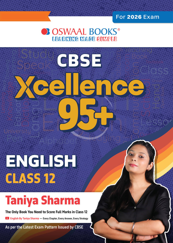 CBSE Xcellence 95+ English Class 12 By Taniya Sharma | Competency ...
