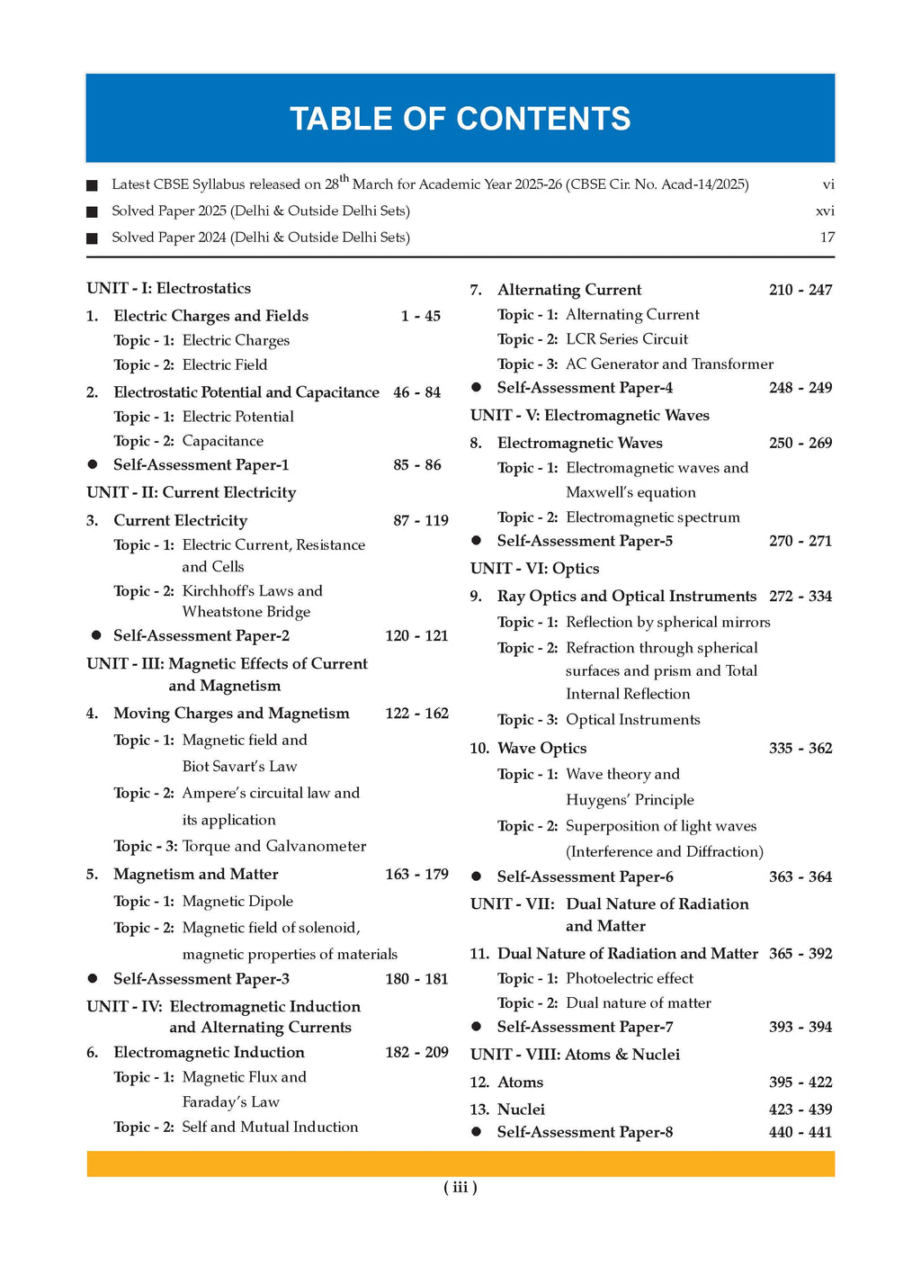 CBSE & NCERT One for All Class 12 Physics Book (2026 Exam) | Buy Now ...