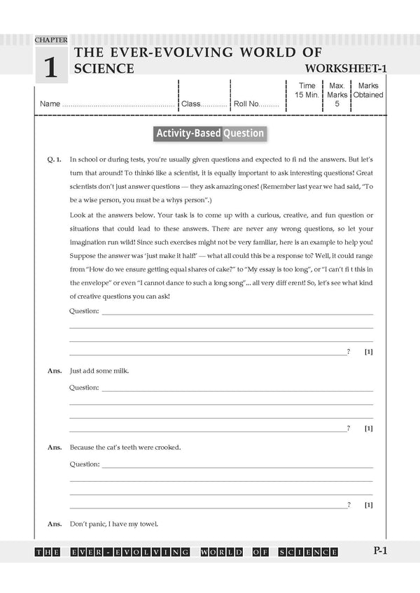 NCERT & CBSE ONE FOR ALL WORKBOOK Science (Curiosity) Class 7 TRUE ...