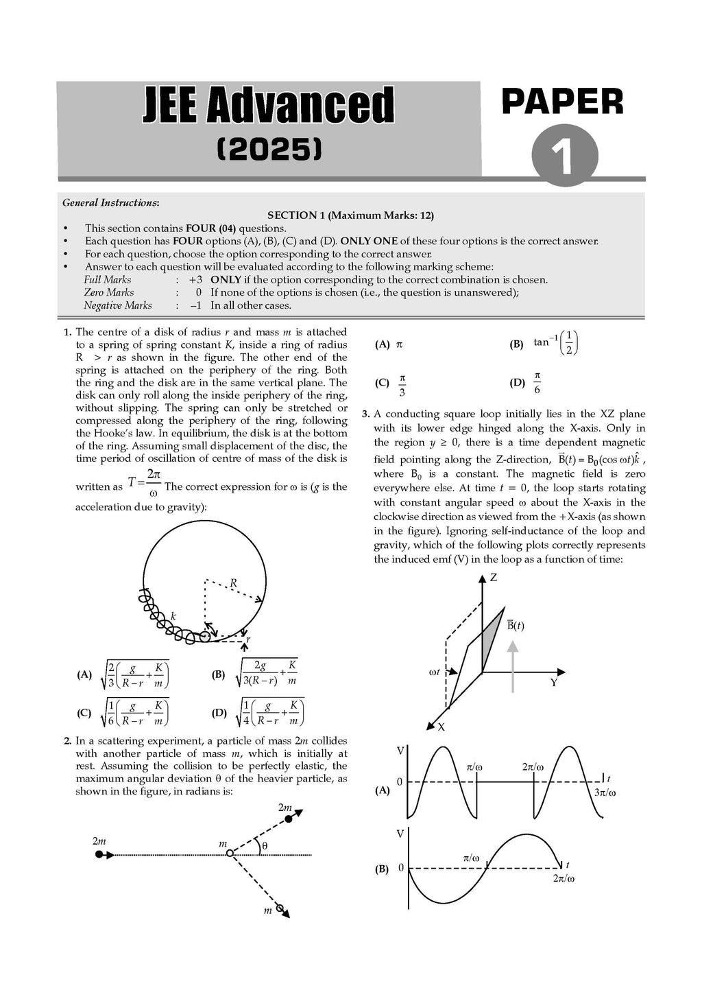 JEE Advanced 24 Years' Solved Papers (2002-2025) | Physics, Chemistry ...