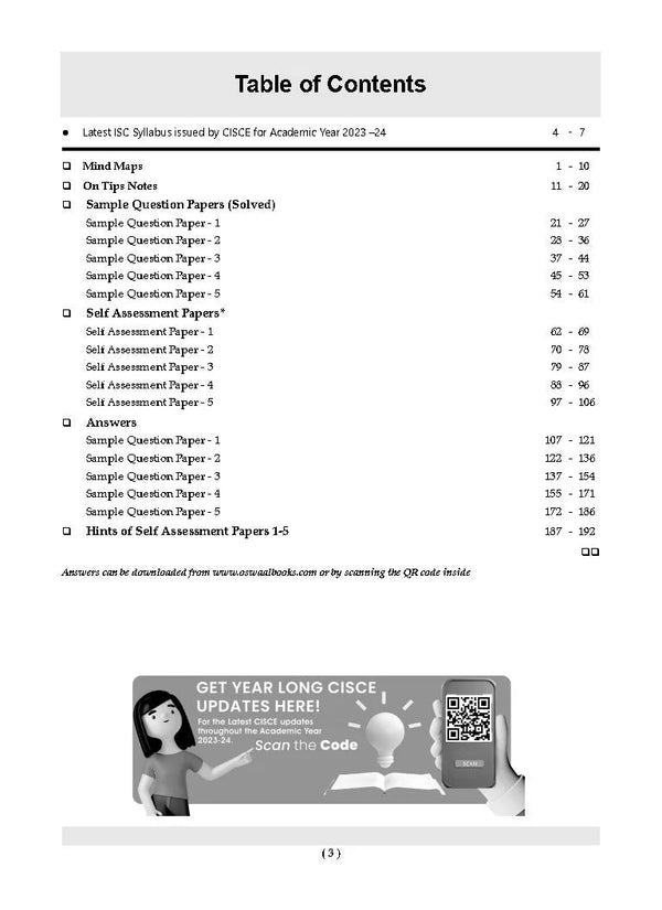 ISC Accounts 10 Sample Question Papers Class 11 For 2024 Exams – Oswaal ...