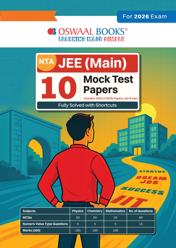 NTA JEE (Main) 10 New Pattern Mock Test Papers Book | For 2026 Exam ...