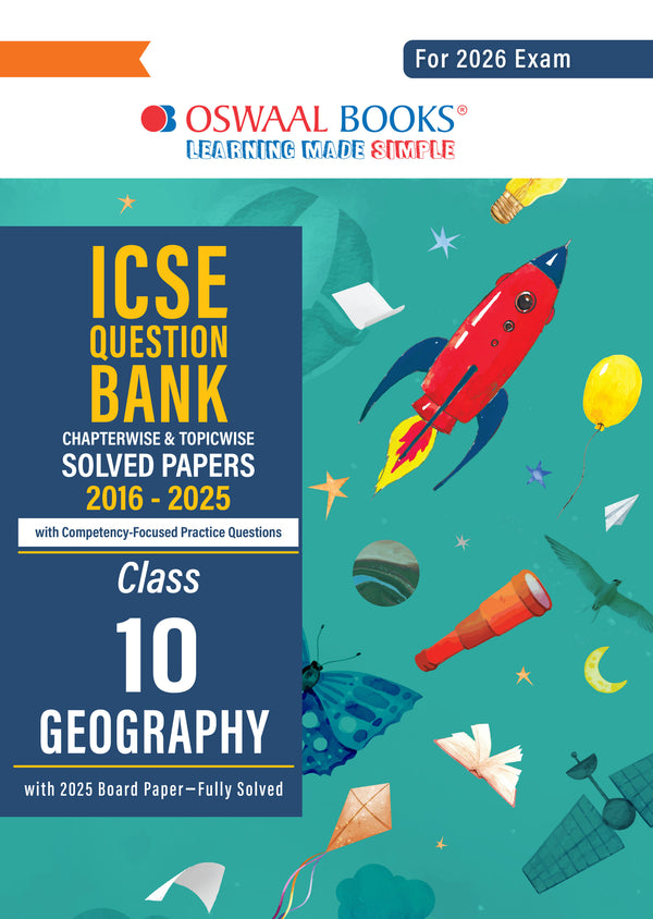 ICSE Class 10 Geography Question Bank | For 2026 Board Exams – Buy Now ...