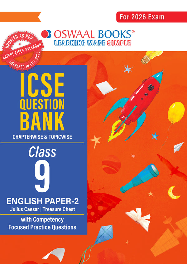 ICSE Question Bank Class 9 English-II | For 2025-26 Exams - Buy Now ...